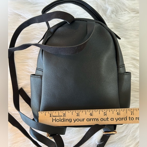Bags | Stylish Black Mini Backpack | Poshmark